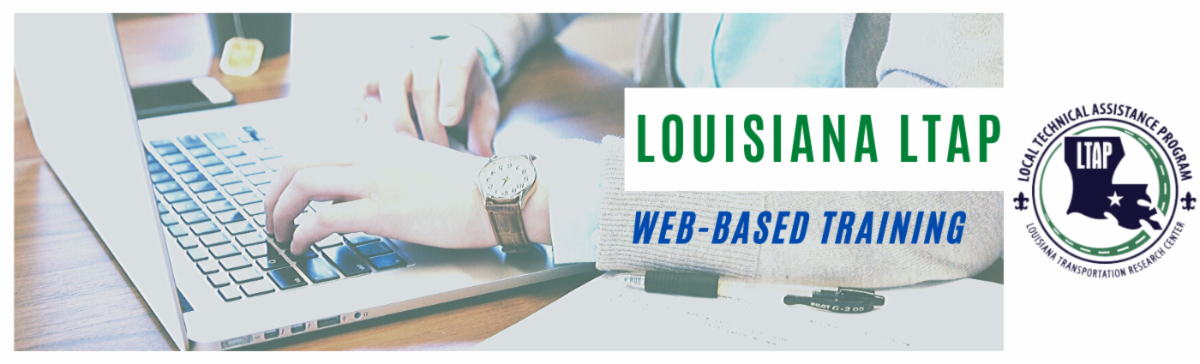 LTAP Web-based Training Opportunity
