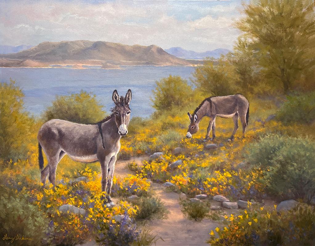 June 2023 - New burro paintings and show updates!