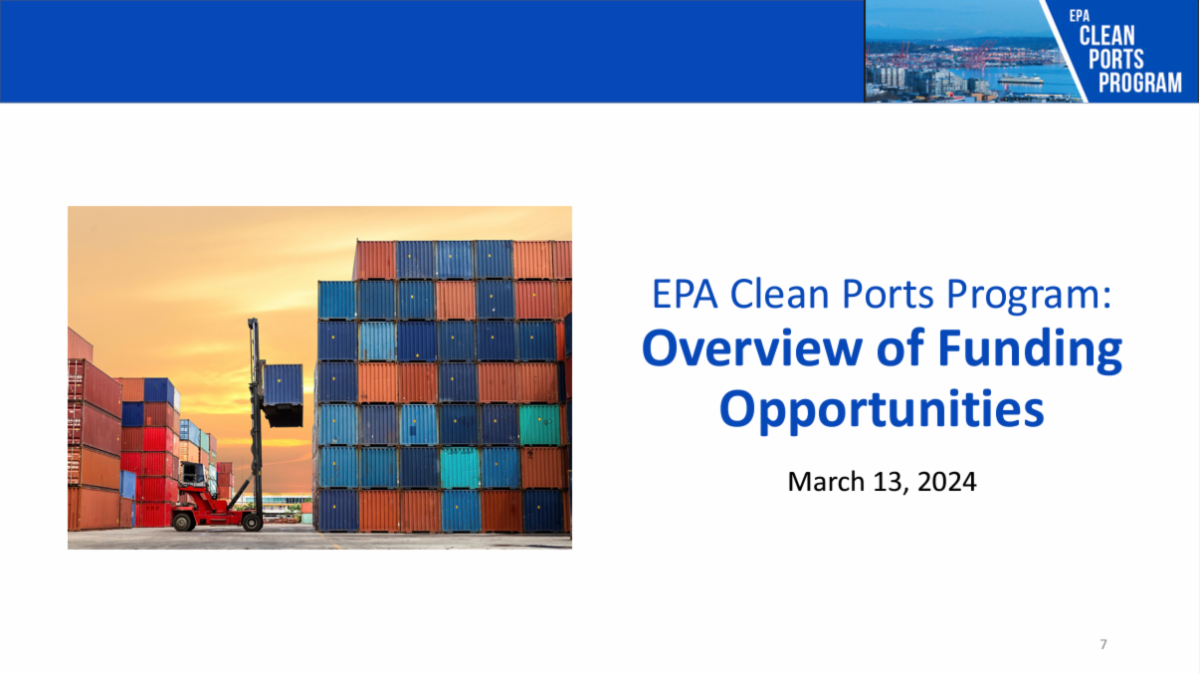 News from U.S. EPA Ports Initiative