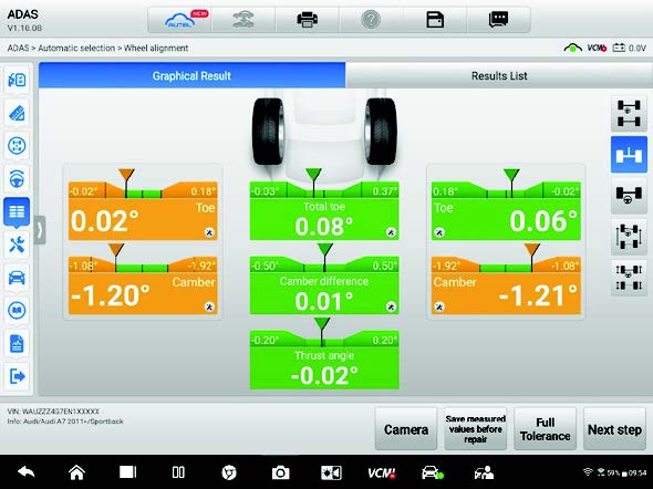 AUTEL MAXISYS IA900WA Wheel Alignment + ADAS Calibration