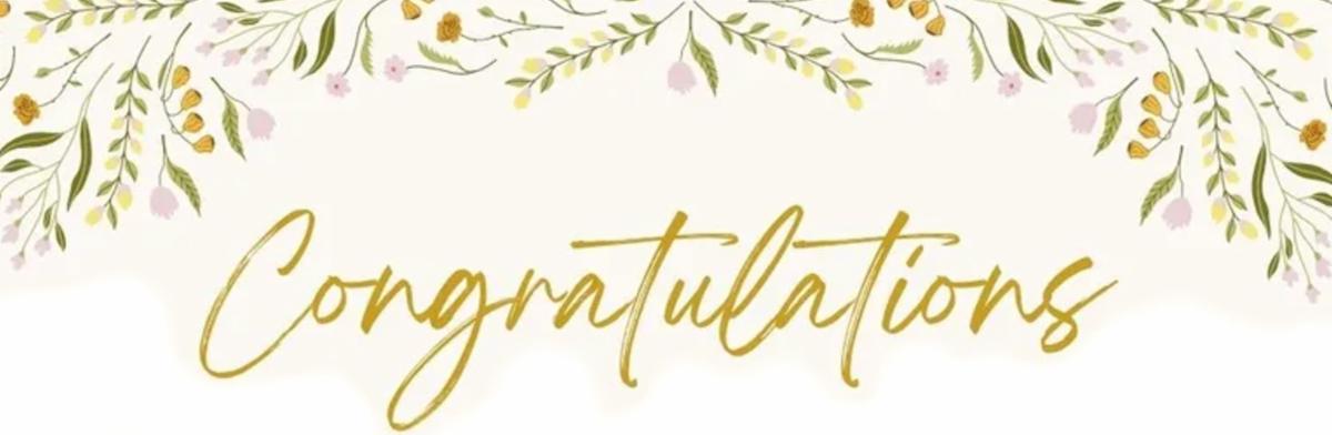 Congratulations Angela McCall and DJ