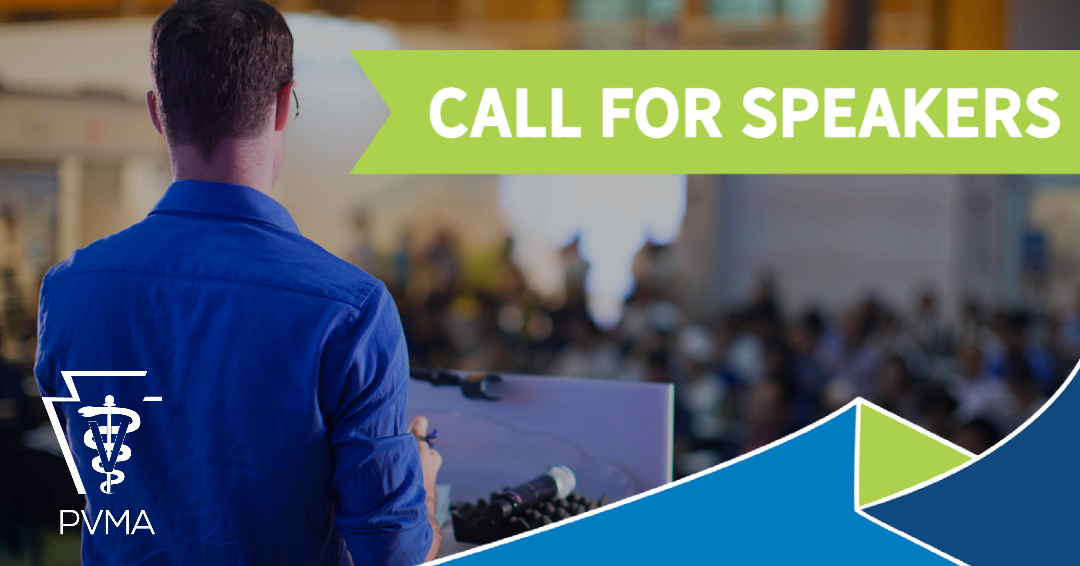 PVMA's Call For Speakers! Can You Speak at Our Educational Events?