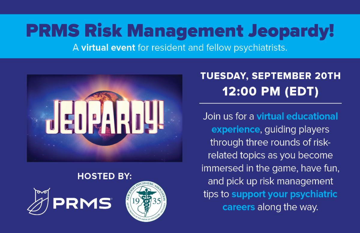Resident Virtual Event: PRMS Risk Management Jeopardy!