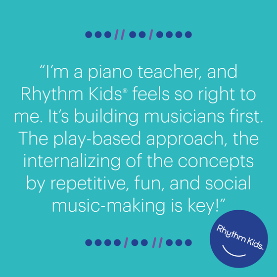 Rhythm Kids Classes for 4 - 6 years old!
