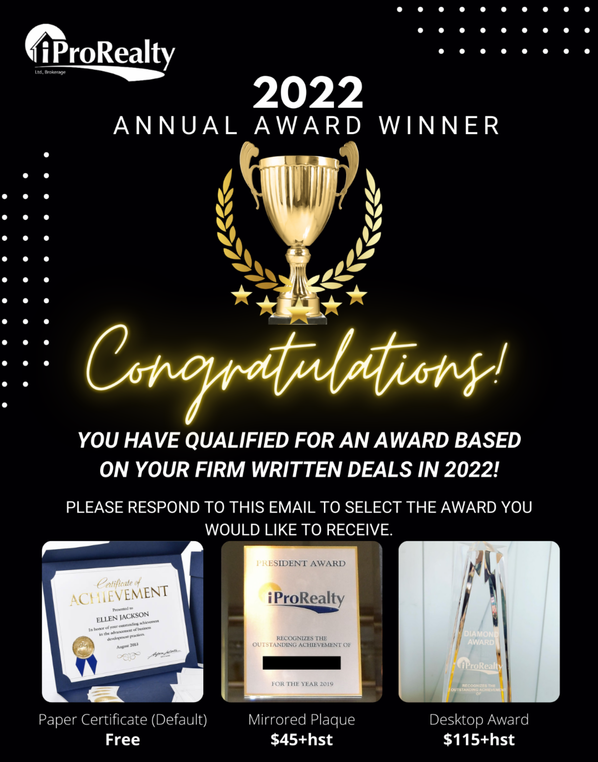 Congratulations ! 2022 Annual Award Winner 🎉