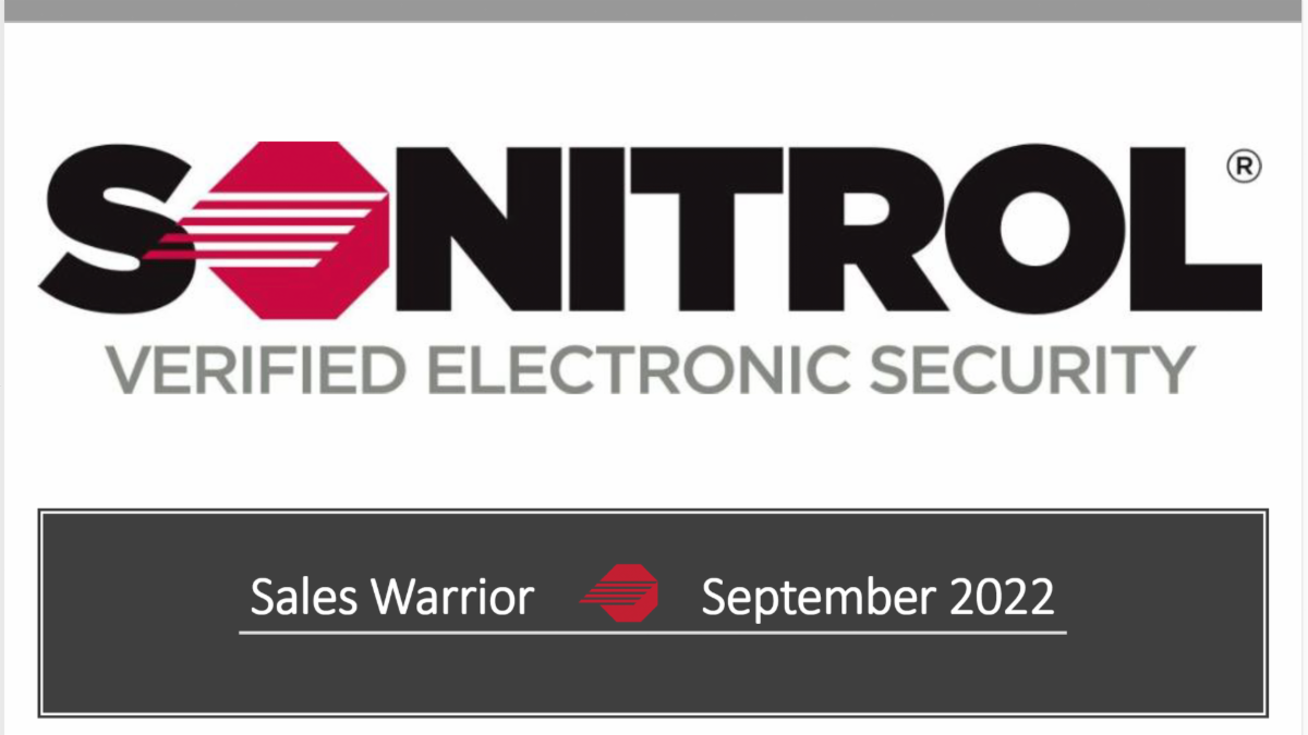 SONITROL October Newsletter