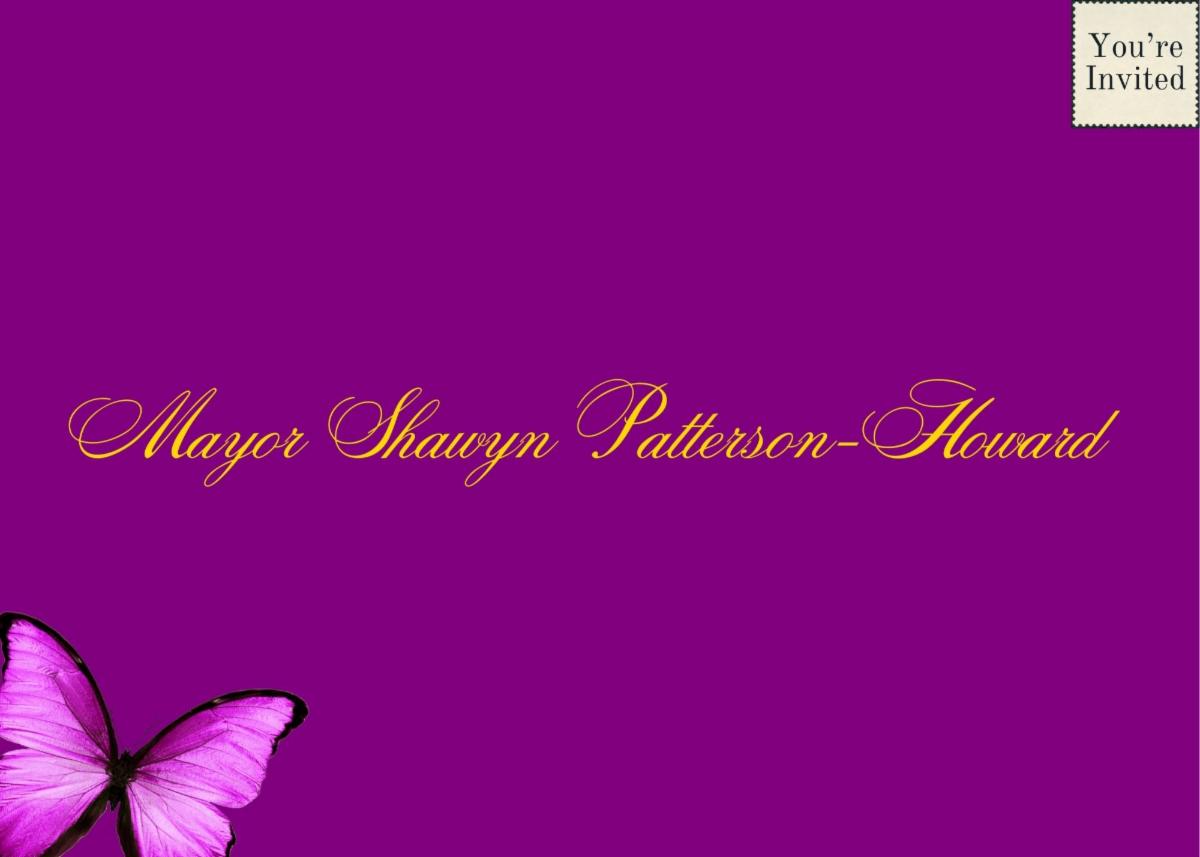 A Special Invitation for Mayor Shawyn Patterson-Howard
