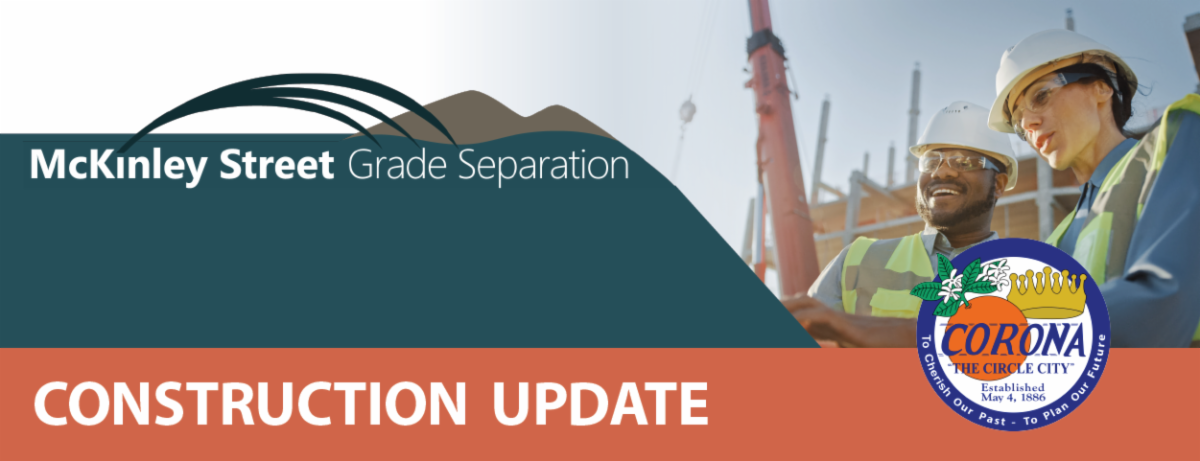 Bridge Column Pours & Utility Work Continue On McKinley Street