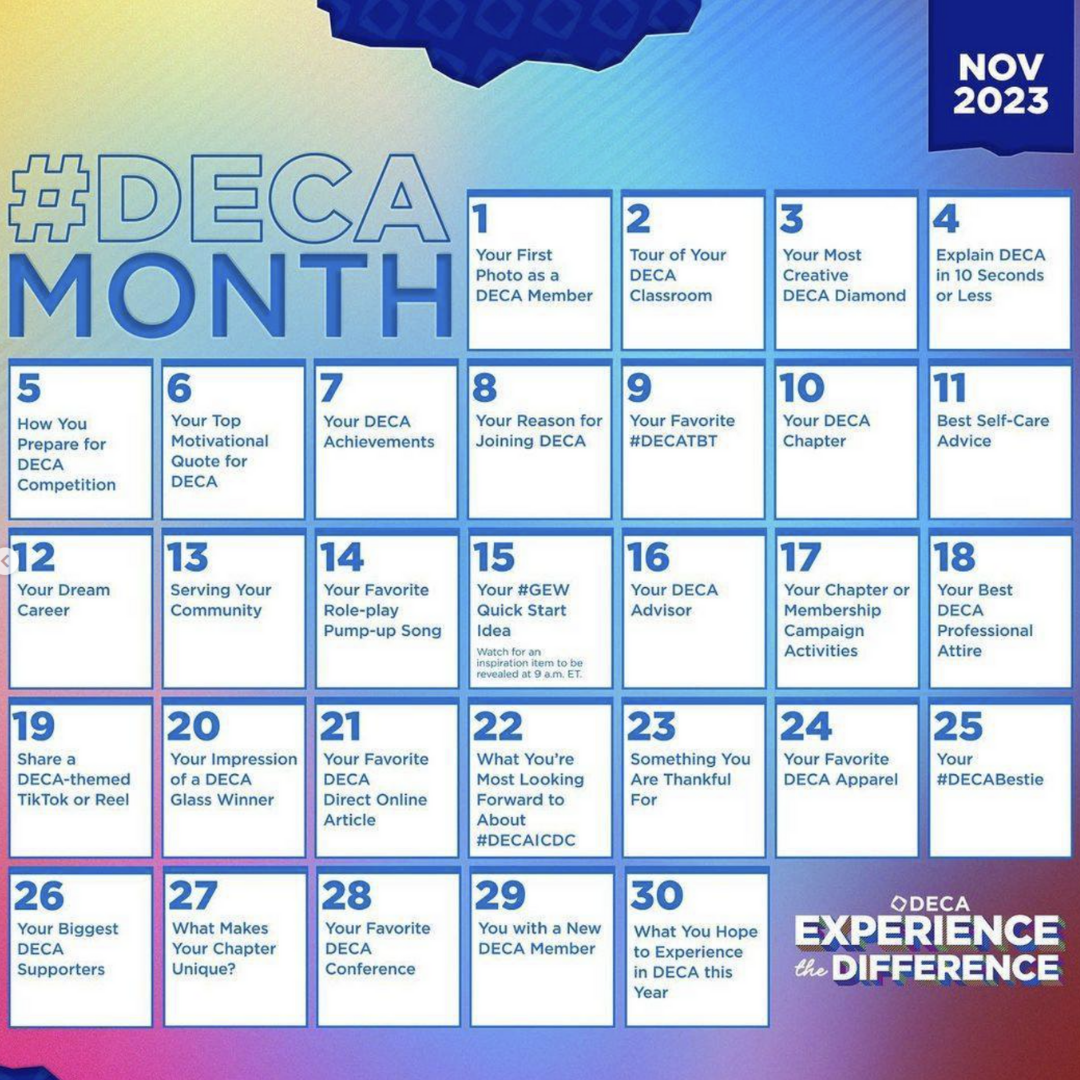 🔷 WA DECA Advisor Updates | November 16, 2023