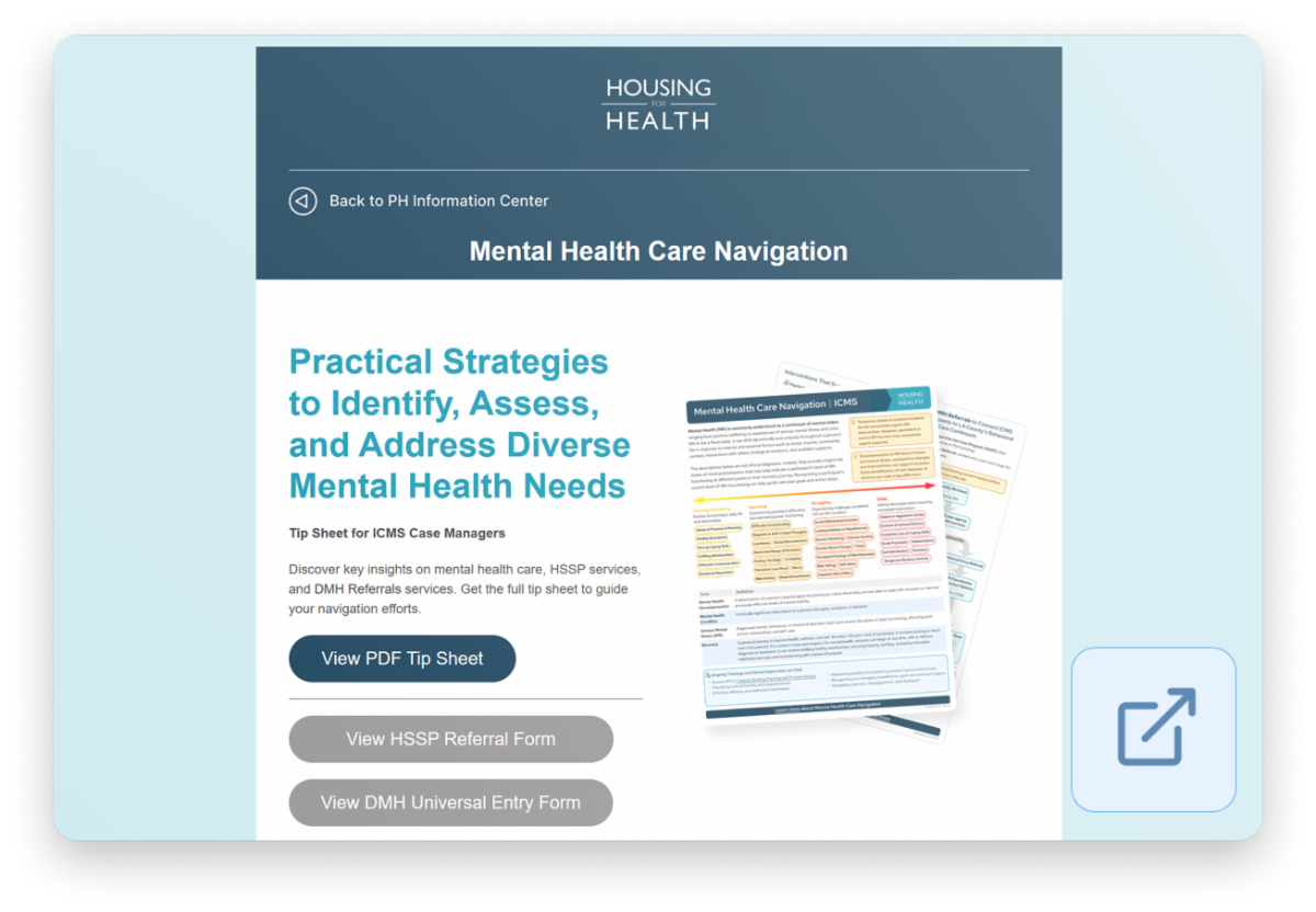 PH Program Information Center