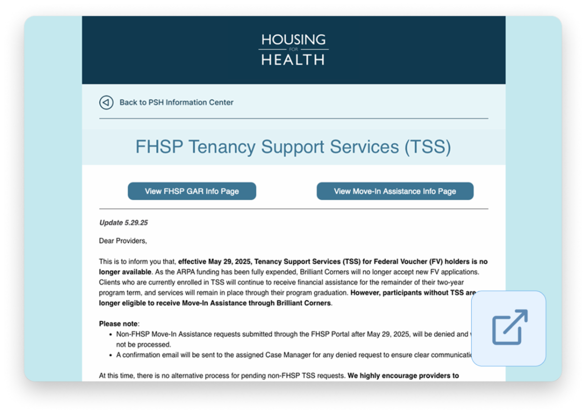 PH Program Information Center