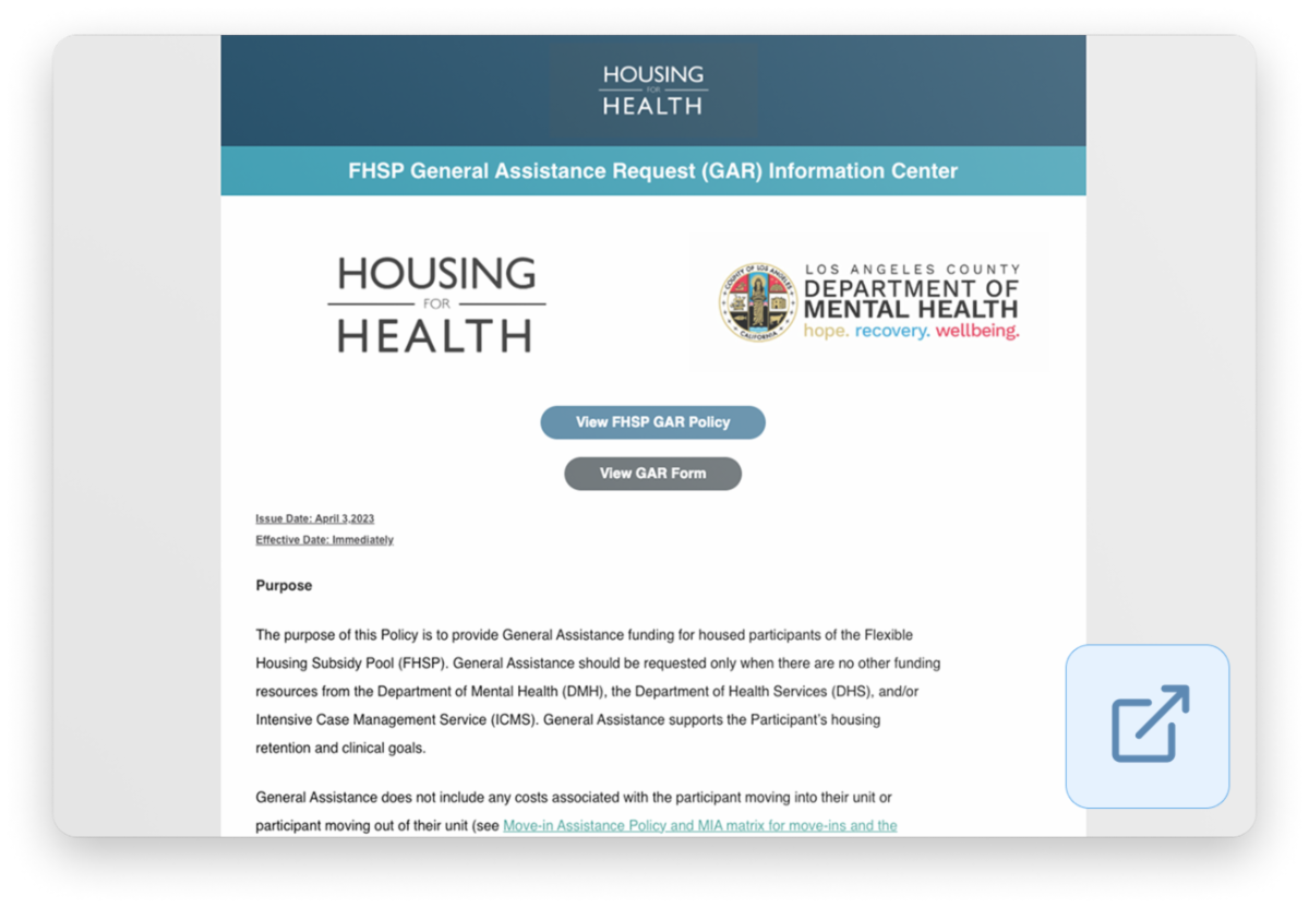 PH Program Information Center