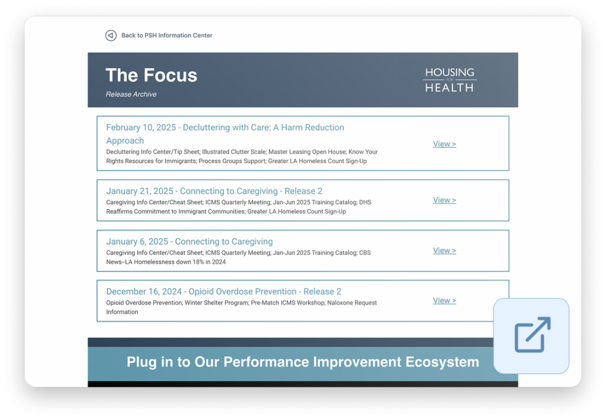 PH Program Information Center