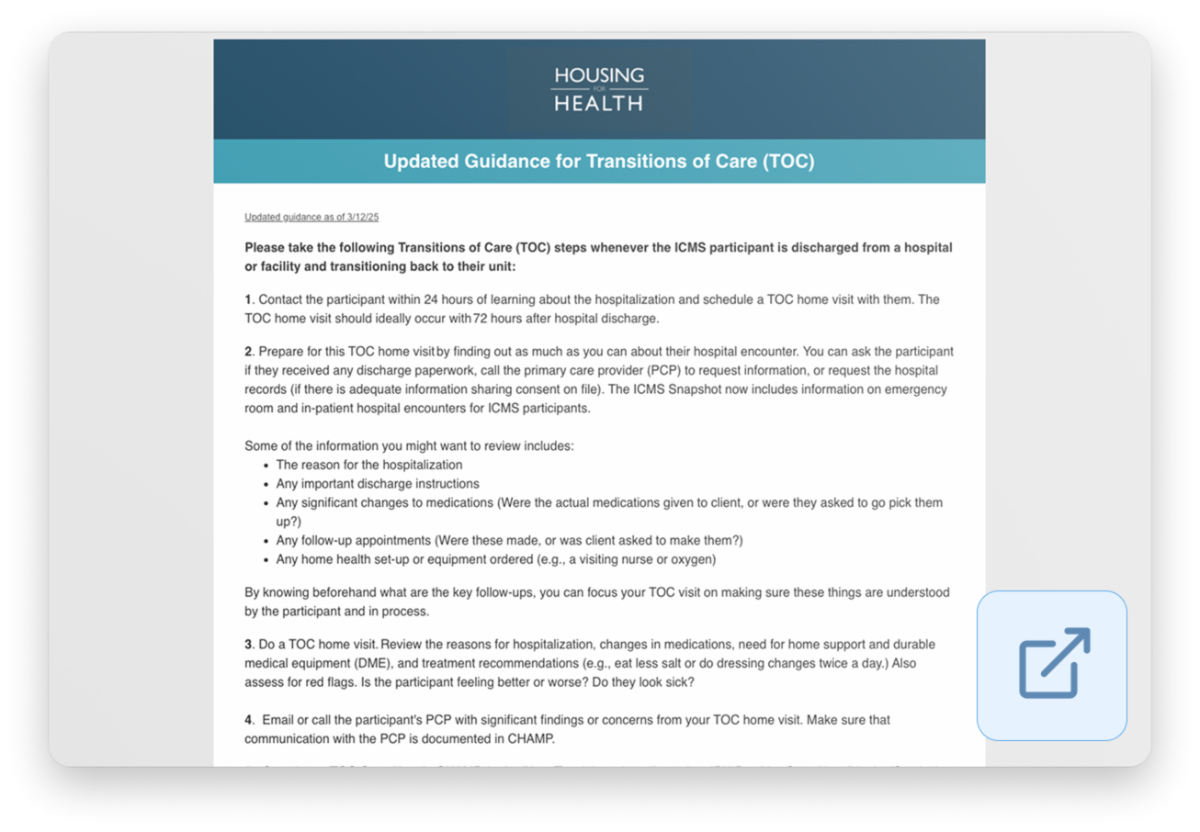 PH Program Information Center