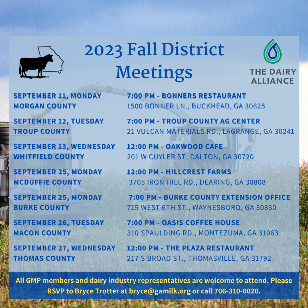 E-News Bulletin: Latest News from GA Milk Producers