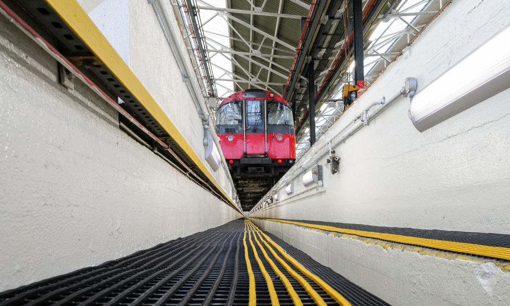 Slippery metal grate flooring? We have the solution