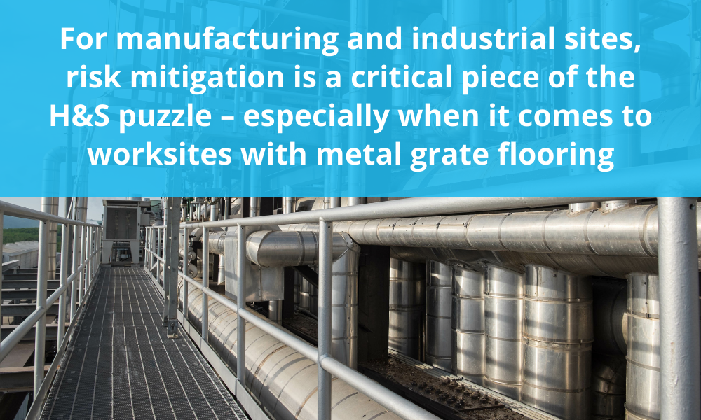 Slippery metal grate flooring? We have the solution