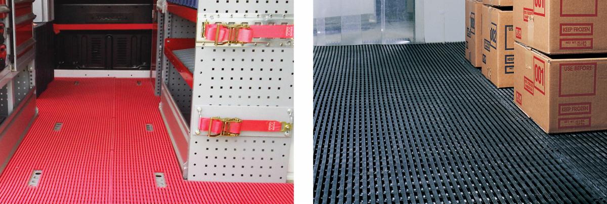 Matting for refrigerated vehicles