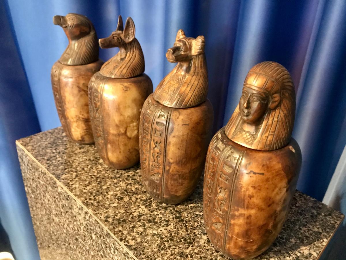 MoAW Weekly Spotlight - Canopic Urns - Safekeeping Internal Organs For ...