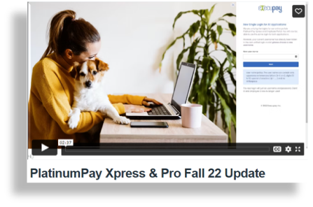 Important Payroll Upgrade (Videos Inside)