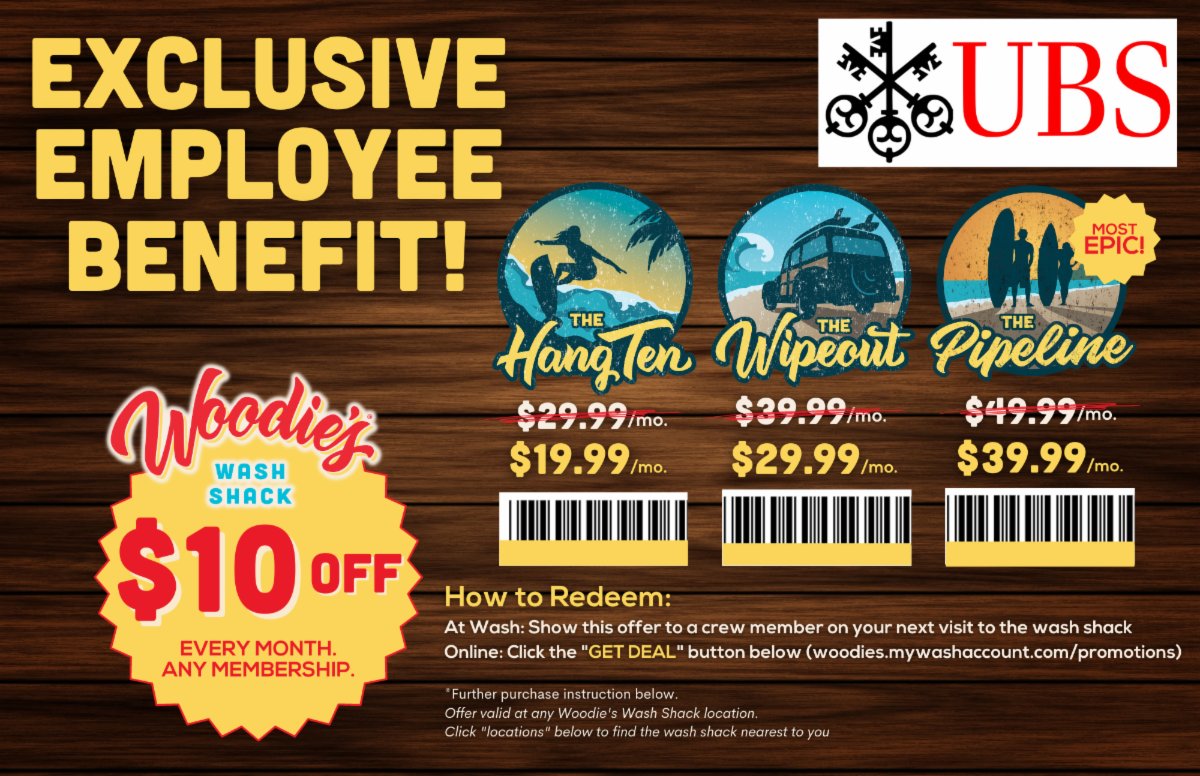 UBS Employee & Client Benefit Car Wash Program