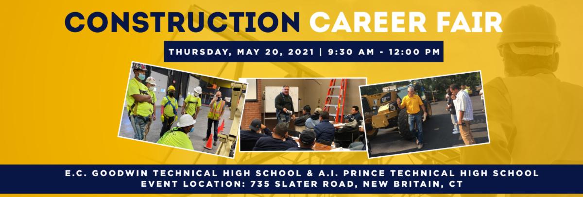 Construction Career Fair - Thursday, May 20, 2021 at 9:30 AM