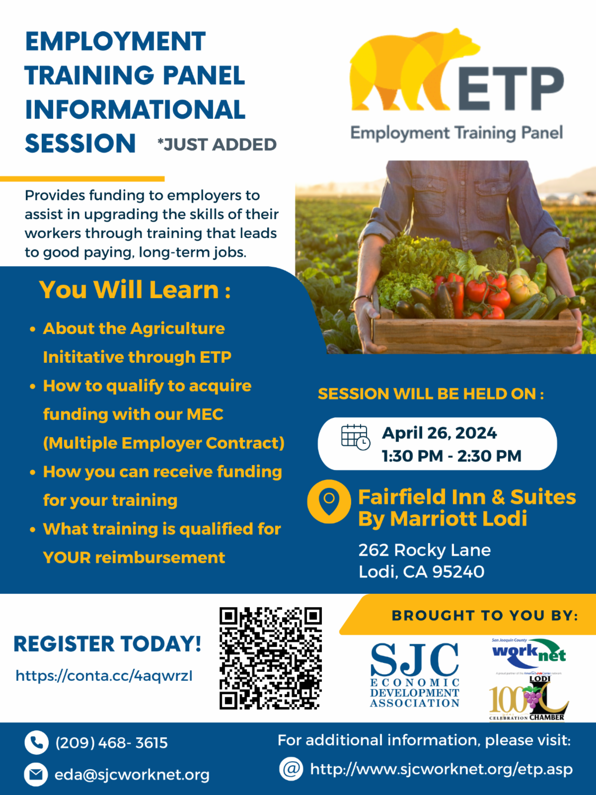 Lodi Agriculture Employment Training Panel Informational Session