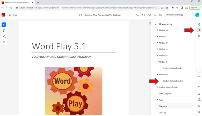 Resources for Kendore Word Play Trained Teachers