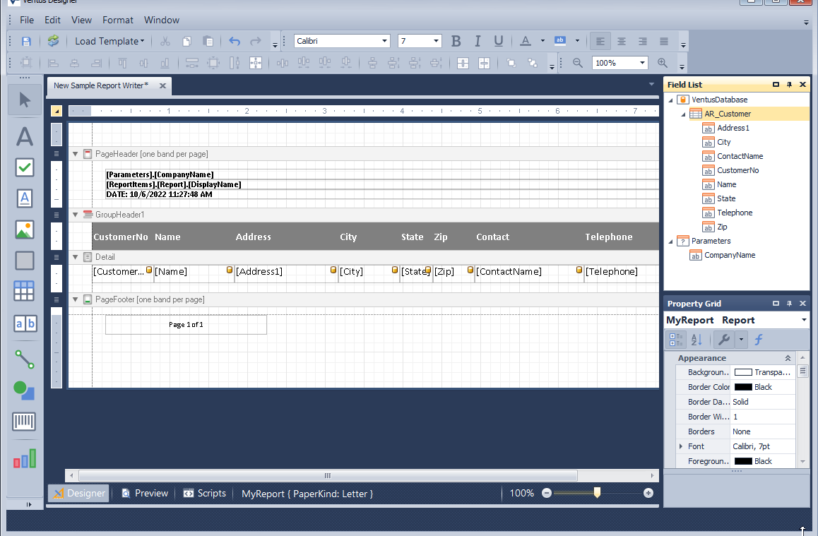 Vertical Market Software's Ray's Sessions: Basic Ventus Designer.