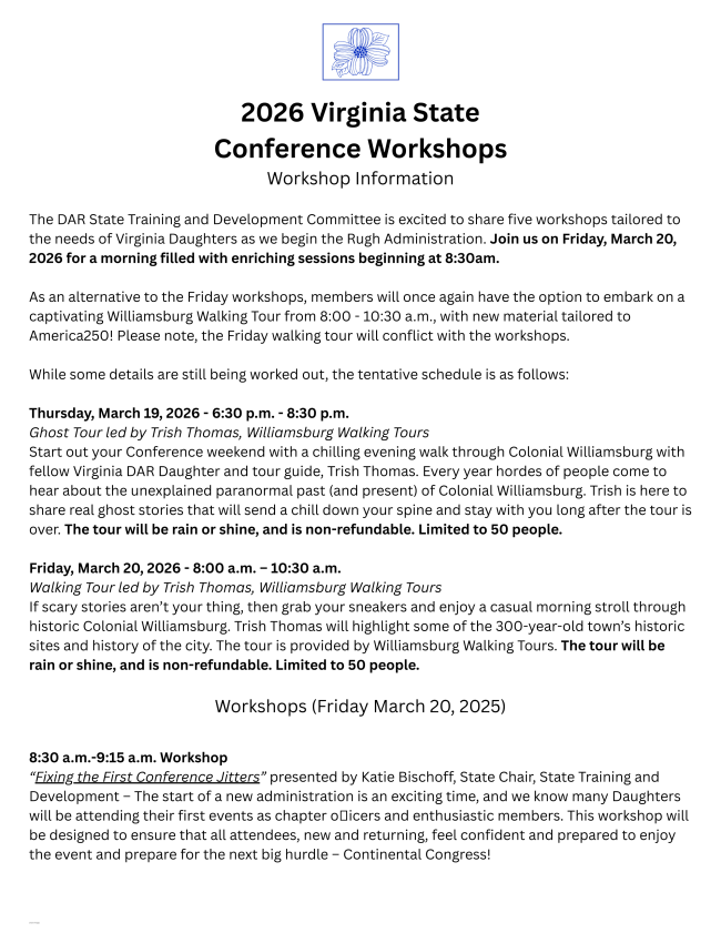 Call to 130th State Conference