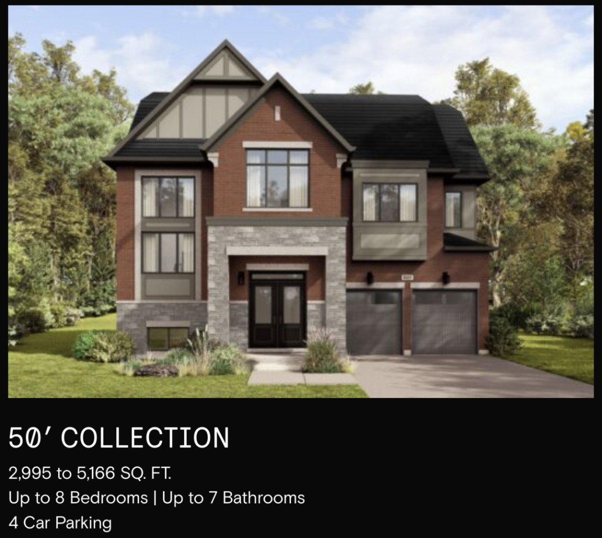 40' 42' 50' Detached Homes in Caledon From 1.3M & Finished Basement - Register Now - Exclusive ...