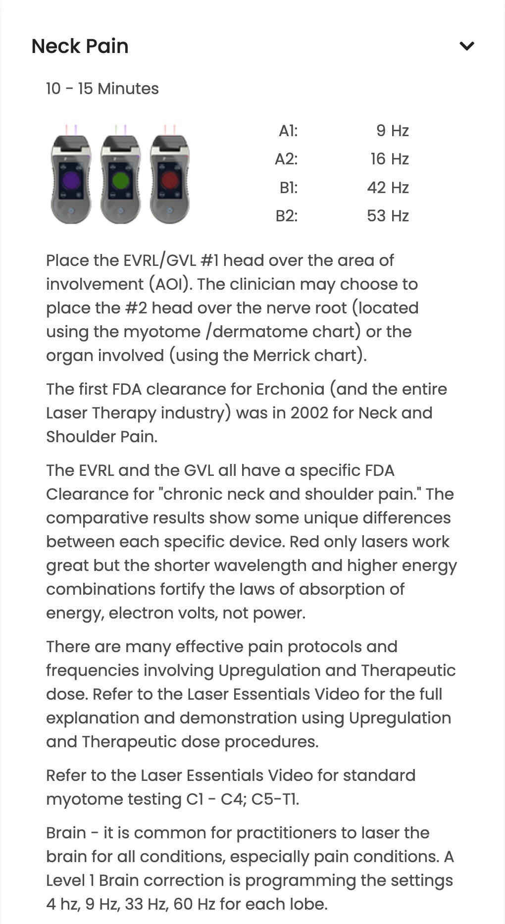 Fellow Practitioner: Laser Protocols for Common Conditions: Whiplash