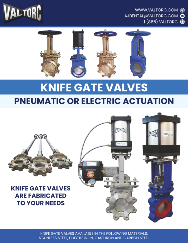 Valtorc International introduces High Performance Automated Knife Gate ...