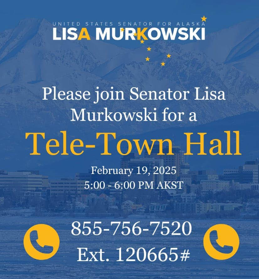 TODAY: Town Hall with Senator Lisa Murkowski