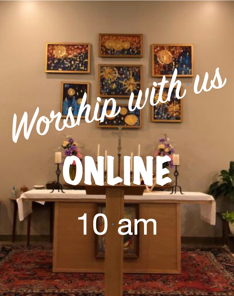 ..Sunday services with George on Zoom.