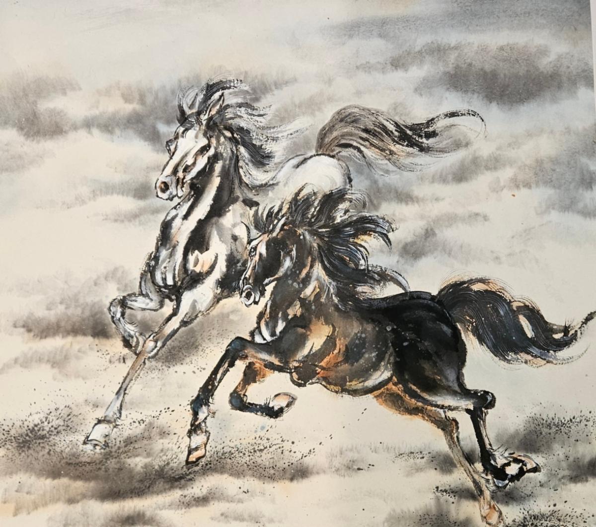 "Running for a Better Future" a painting by Hsi-Mei Yates in support of ...