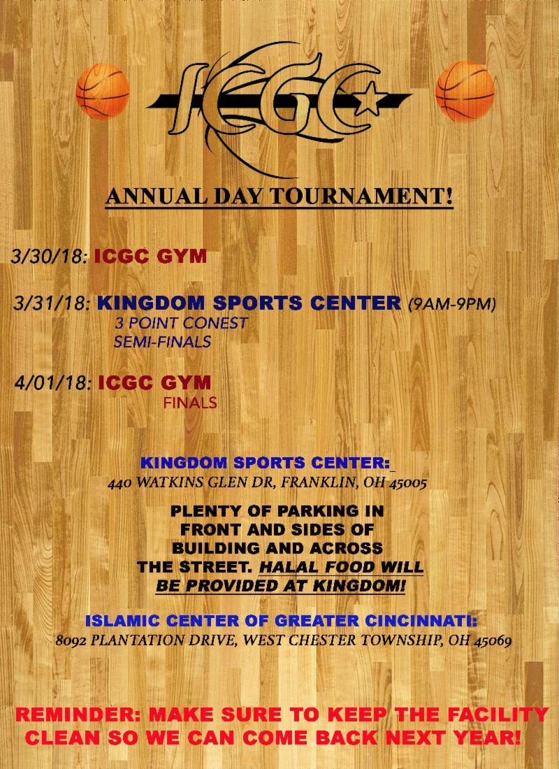 Upcoming Events: Fajr Potluck, Know Your Neighbor, Girls Ball, Qaisar ...