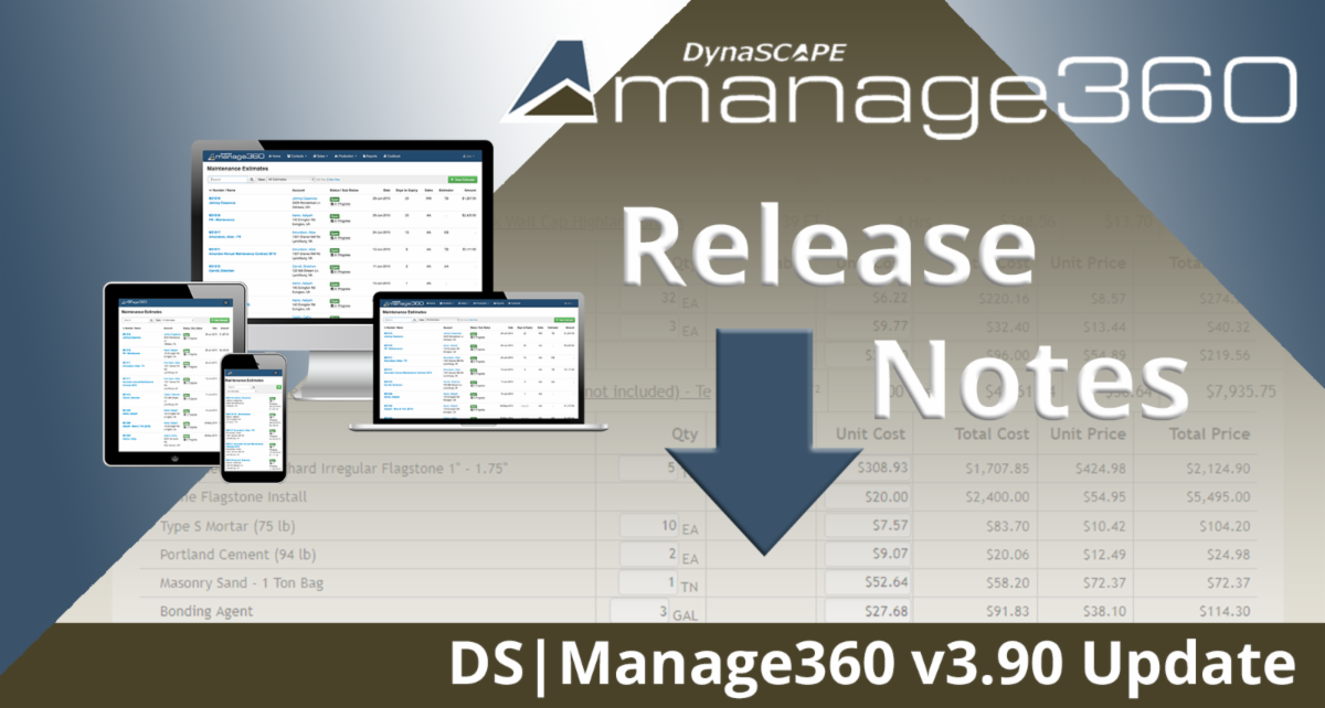 DS|Manage360 v3.90 Release