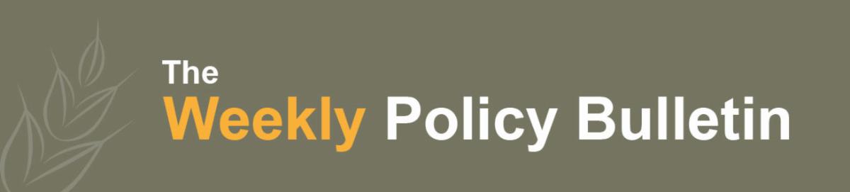 Weekly Policy Bulletin