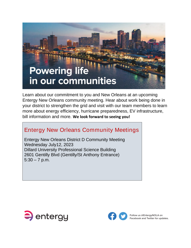 District D Updates from Councilmember Green