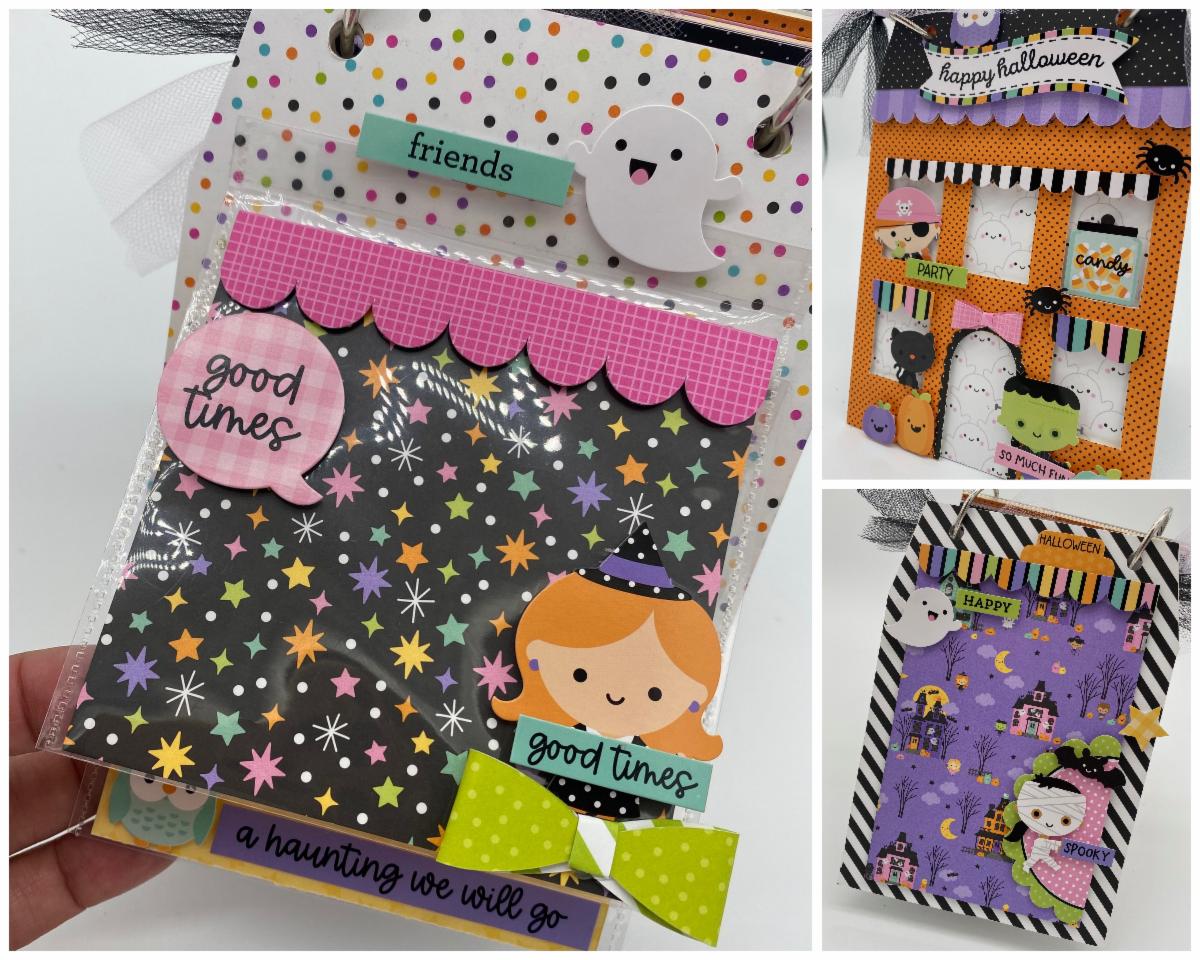Brand new Doodlebug Halloween Album Kit