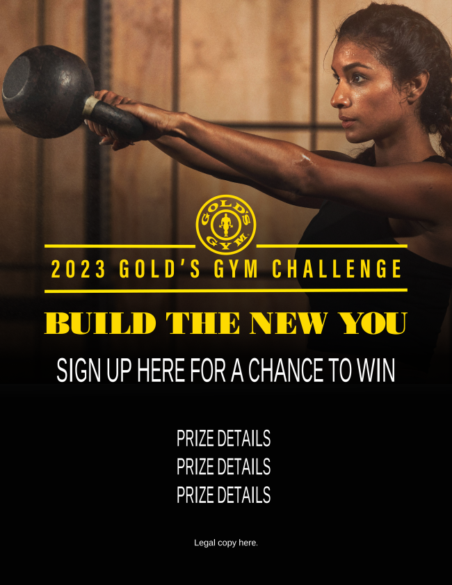 2023 Gold's Gym Challenge Resources