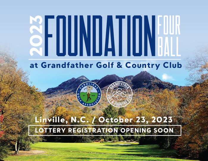 Foundation Four-Ball at Grandfather Golf & CC - Lottery Registration ...