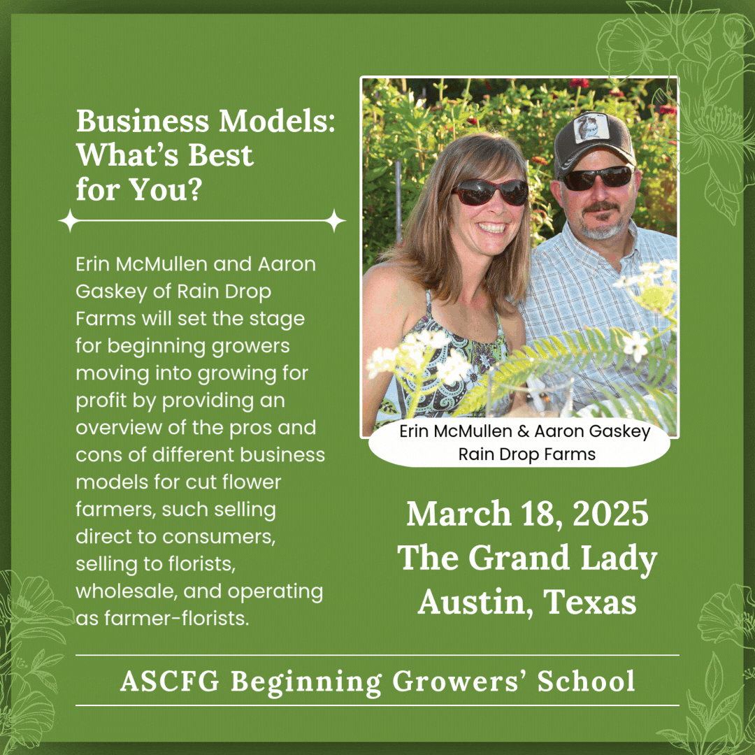 2025 ASCFG Beginning Growers' School - Don't Miss Out!