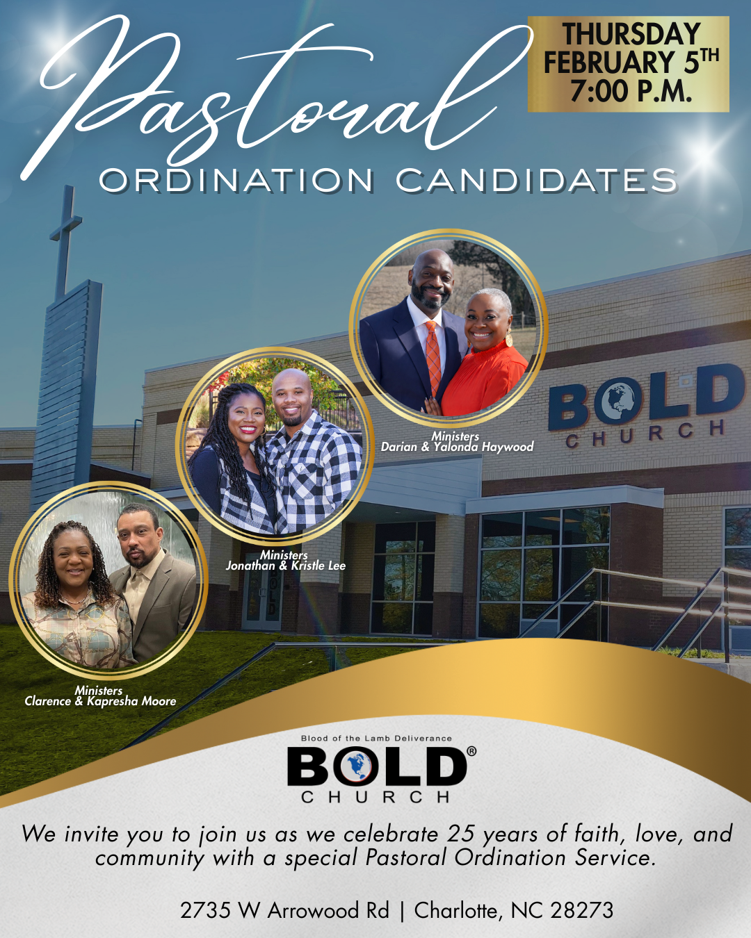 Celebrating 25 Years: Pastoral Ordination Service | February 5th