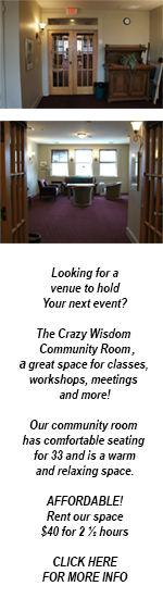 This Week at Crazy Wisdom