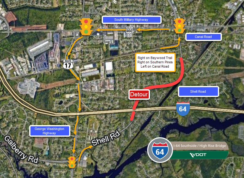 I-64 Widening and High Rise Bridge Project Alert