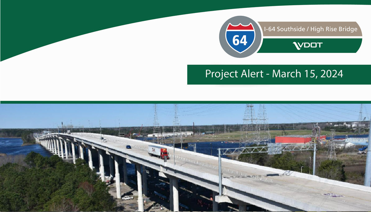 I-64 Widening and High Rise Bridge Project Alert