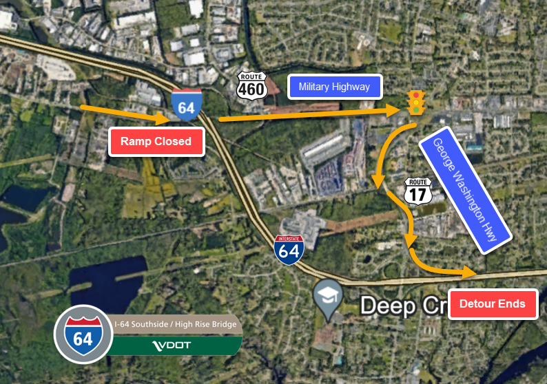 I-64 Widening and High Rise Bridge Project Alert