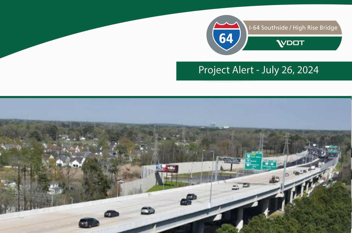 I-64 Widening and High Rise Bridge Project Alert